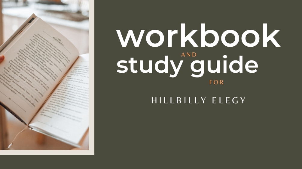 workbook and study guide for Hillbilly Elegy