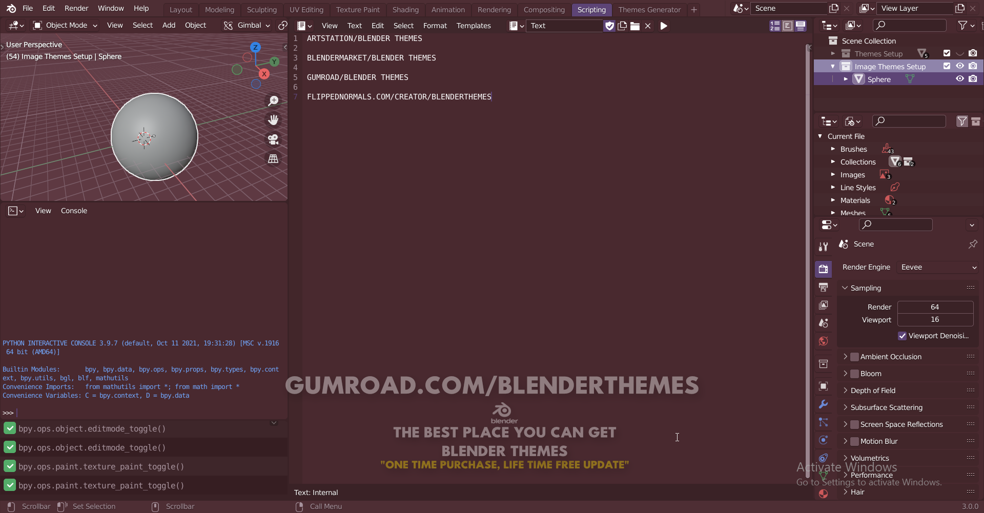Blender Themes 0109