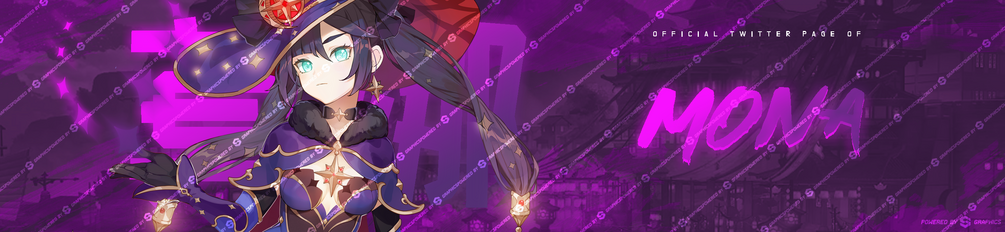 Genshin Impact - Mona Banner