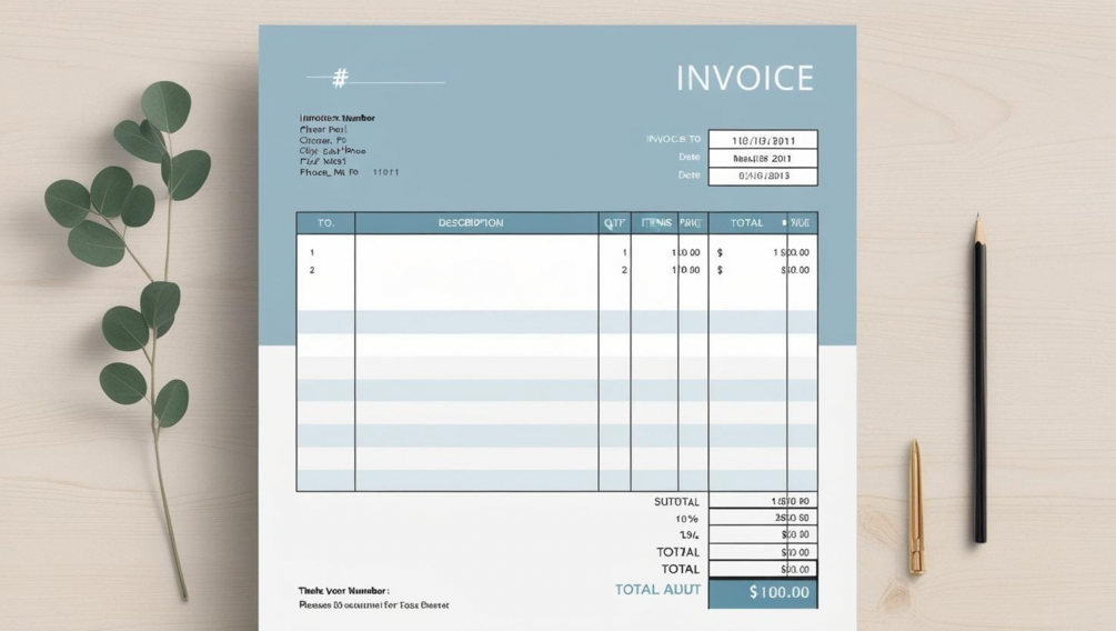 Professional Business Invoice Template (PDF + Editable)