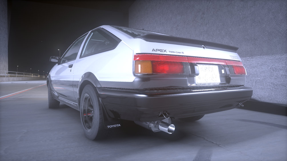 Sakirai Fertitta's Toyota Sprinter Trueno GT-APEX (AE86) 5A-GE