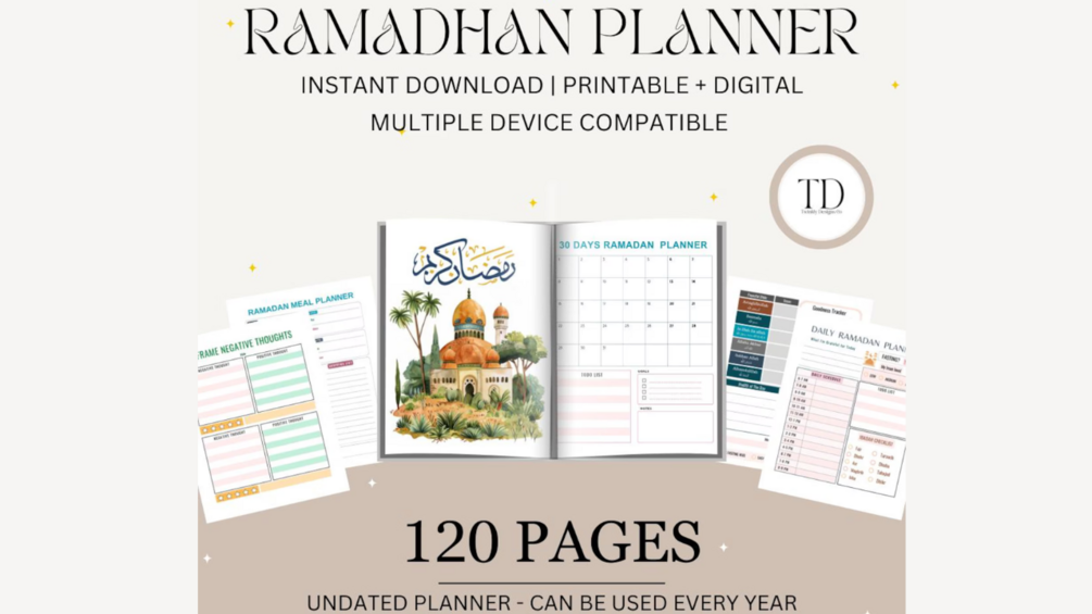 Ramadan planner bundle printable,ramadan planner 2025,Ramadan planner ...