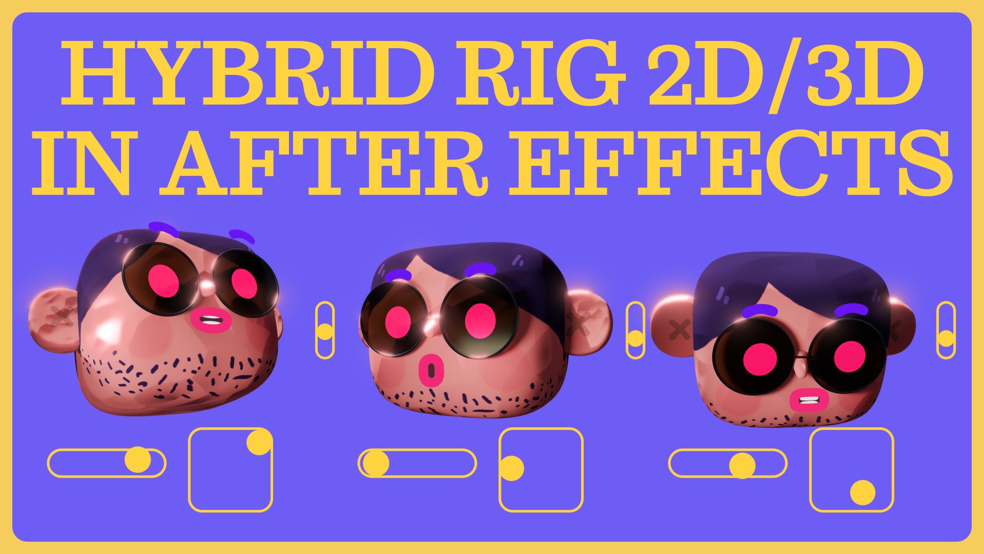 New Premium Tutorial on 2D/3D Rigging in After Effects! - Happy Motion