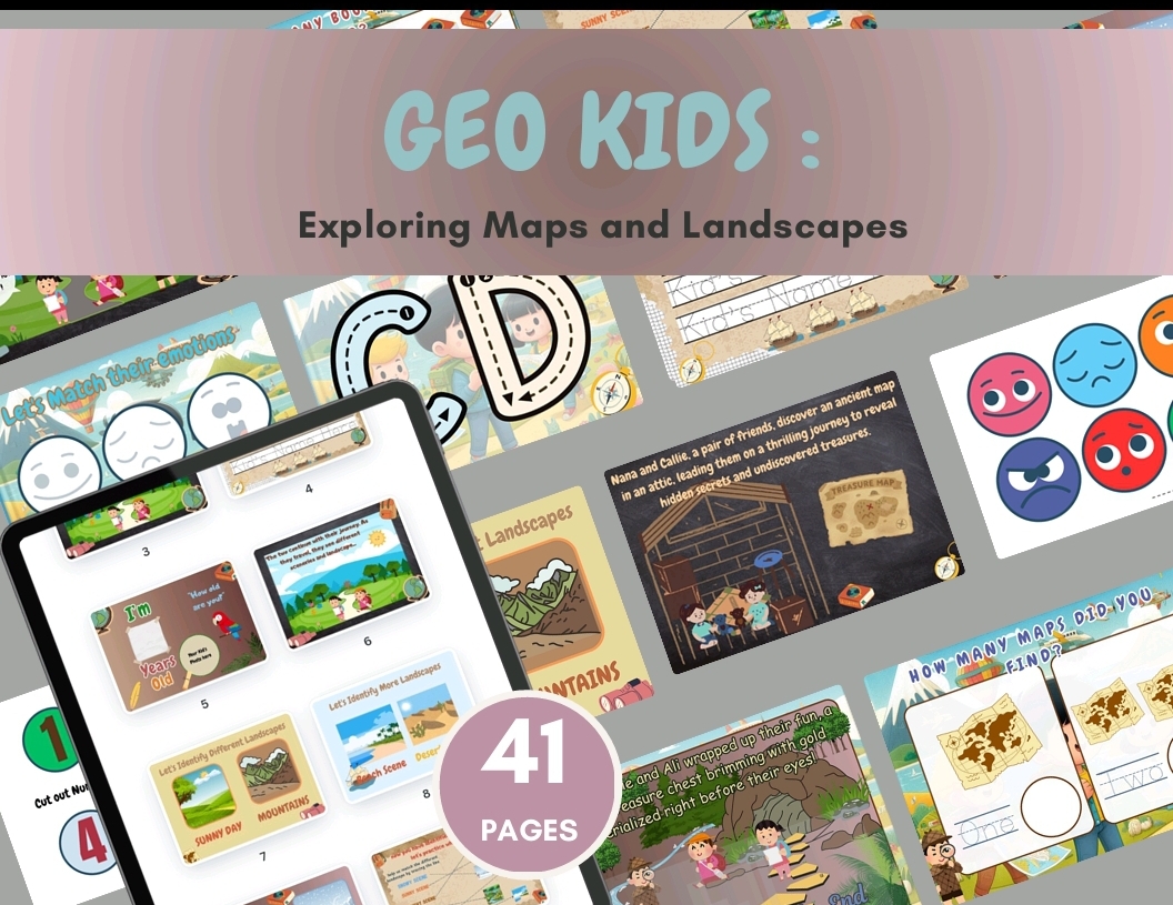 Busy Book: Geo Kids: Exploring Maps and Landscapes