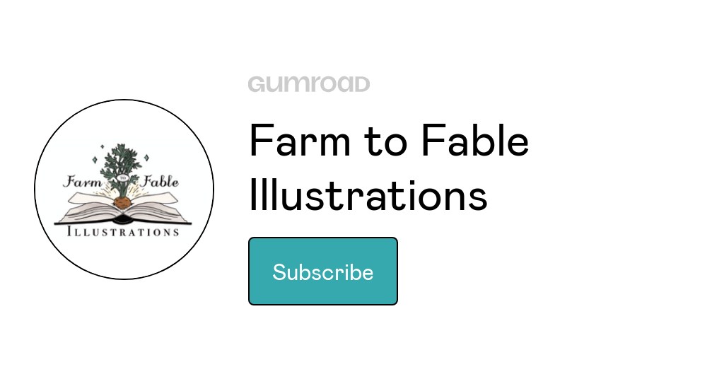 Farm to Fable Illustrations