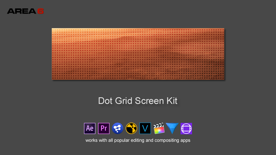 Dot Grid Overlay Kit for 720P to DCI 4K Screens