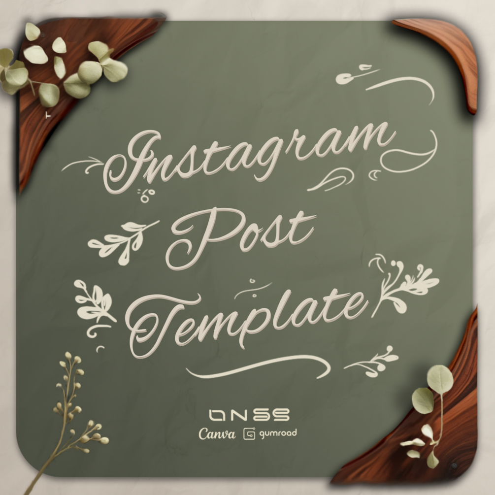 Cozy Instagram Post Templates – Canva + PSD (Animated & Static)