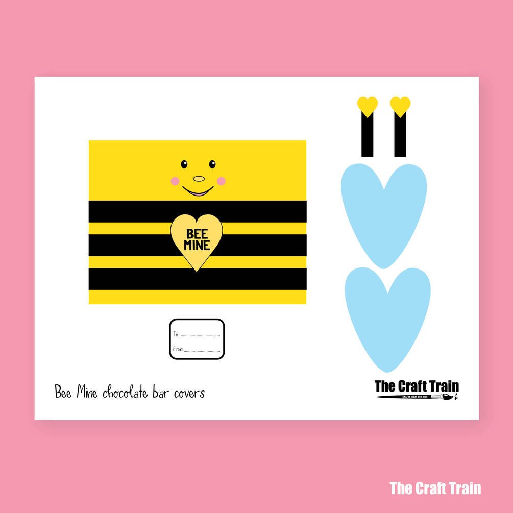 Bee Mine Chocolate Wrapper