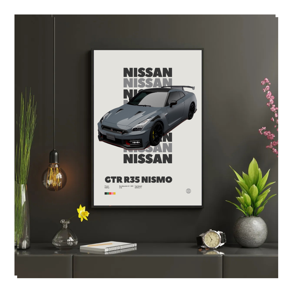 PRINTABLE - GTR R35 Wall Art | GTR R35 Art | Art Print | Digital ...