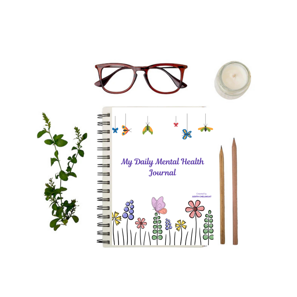 30 Day Mental Health Journal | Self-Care & Mindfulness Printable Planner