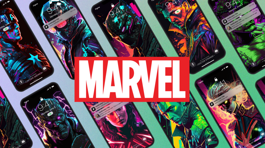 Marvel Cyberpunk Wallpaper (for iOS & Android)