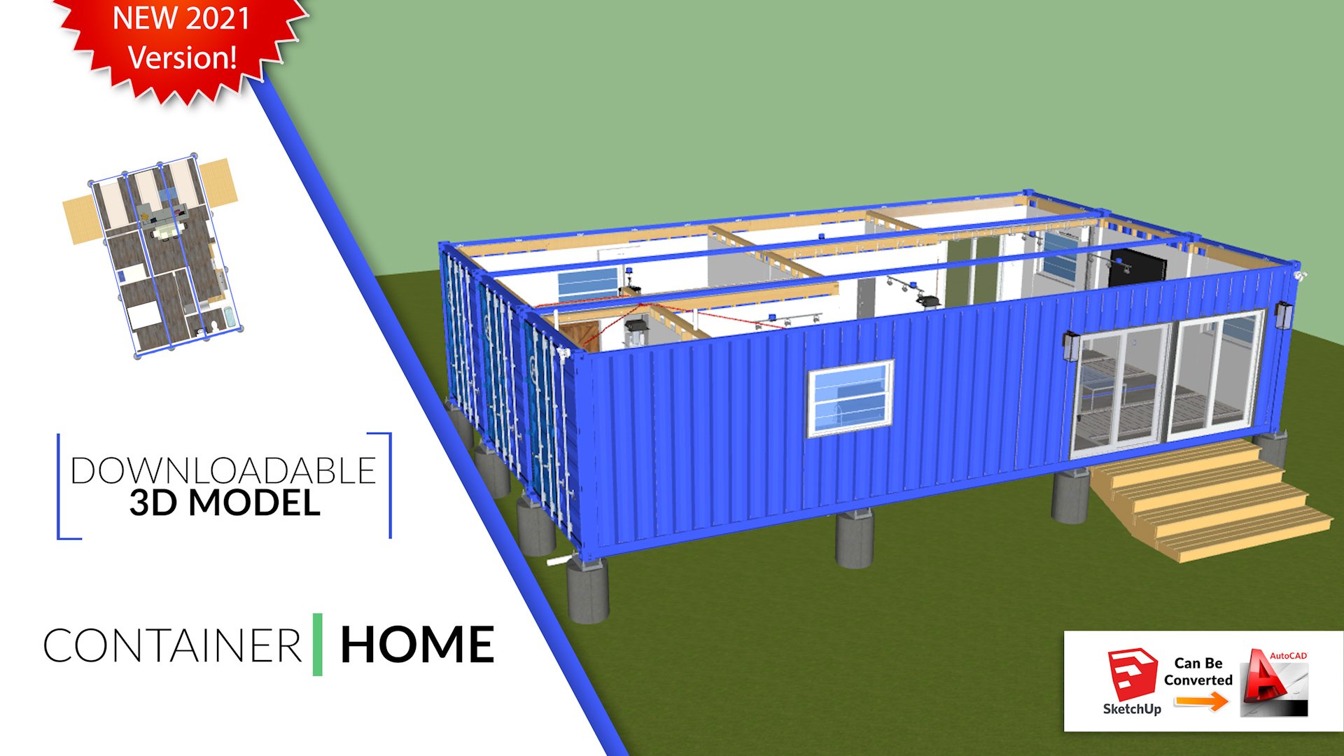 Iso Container Autocad Shipping Container 3D Model By Dragosburian