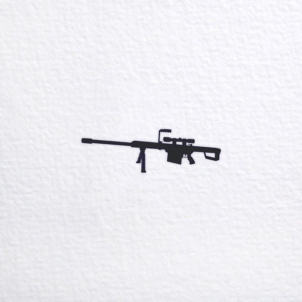 Barrett M82 Svg Laser Cut File