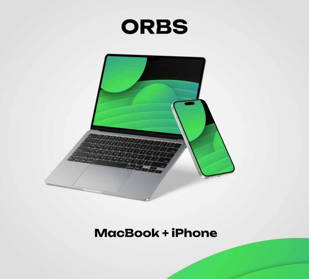 ORBS Apple Wallpaper Bundle iPhone + Macbook FREE