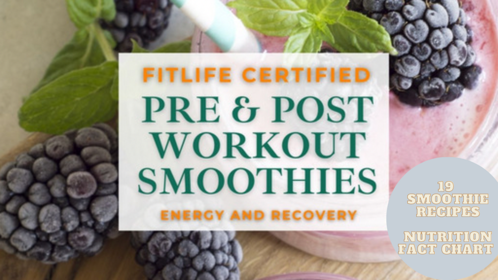 Pre and Post workout smoothies