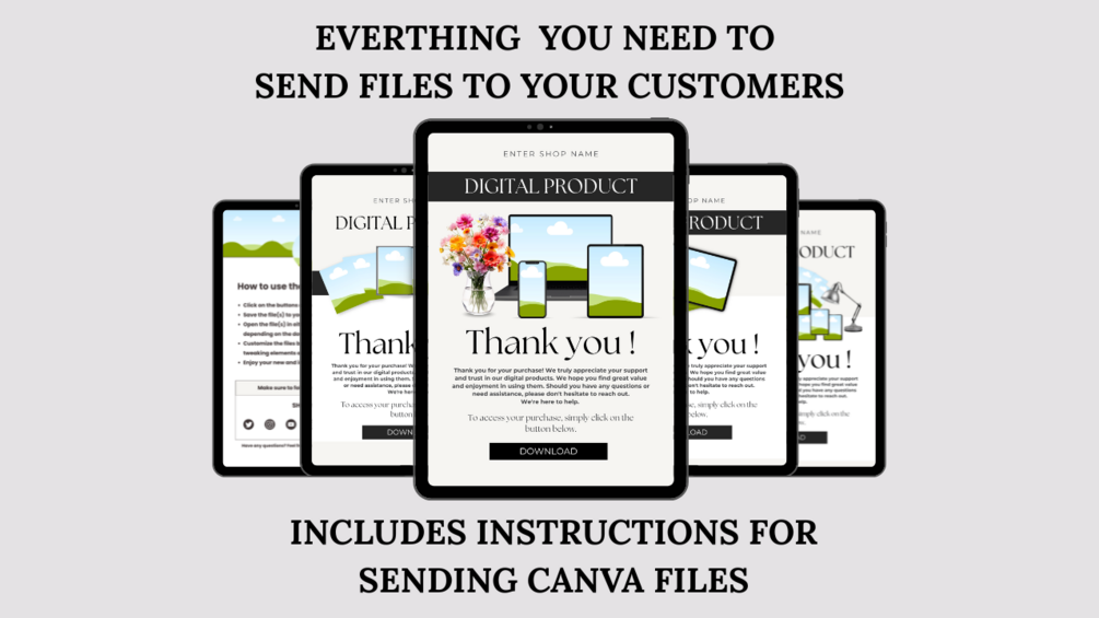 Digital Product Delivery Templates – Customizable & Ready-to-Use