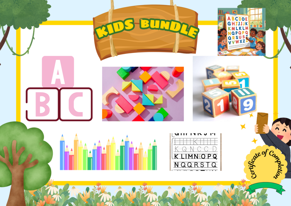 First Learning Bundle: ABCs, 123s, Shapes, Colors & More!