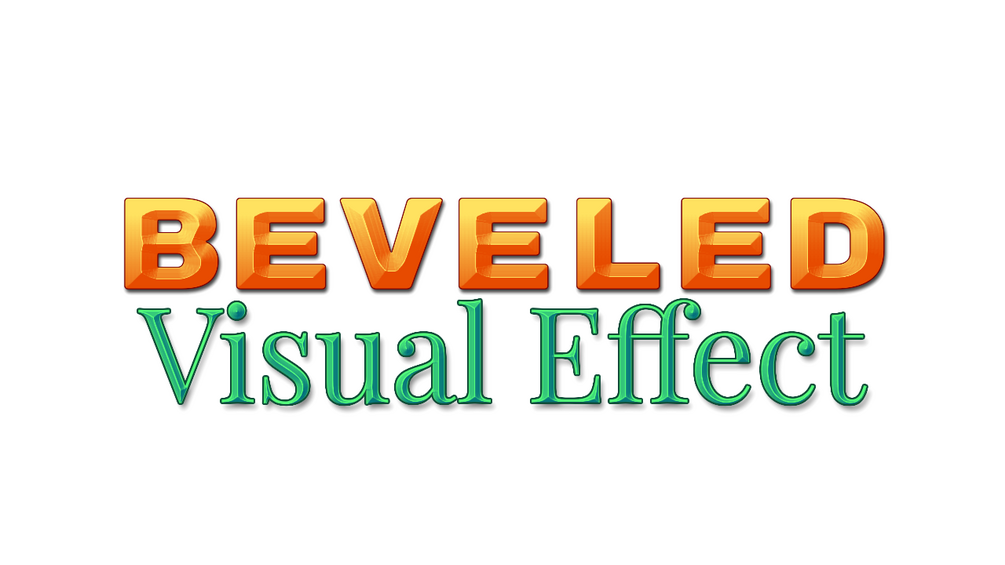 Free Krita Beveled Text Effect Project Files Package