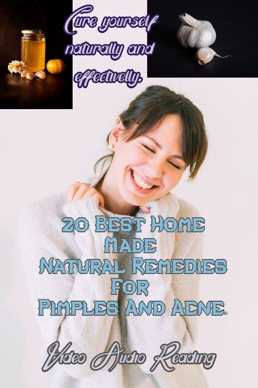 20 Home Made Natural Remedies For Pimples and Acne.