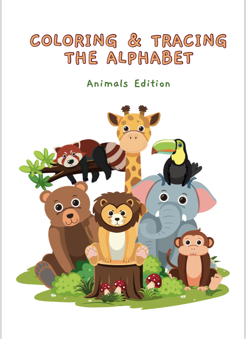 Printable Worksheet Coloring and Tracing Alphabet for Kids