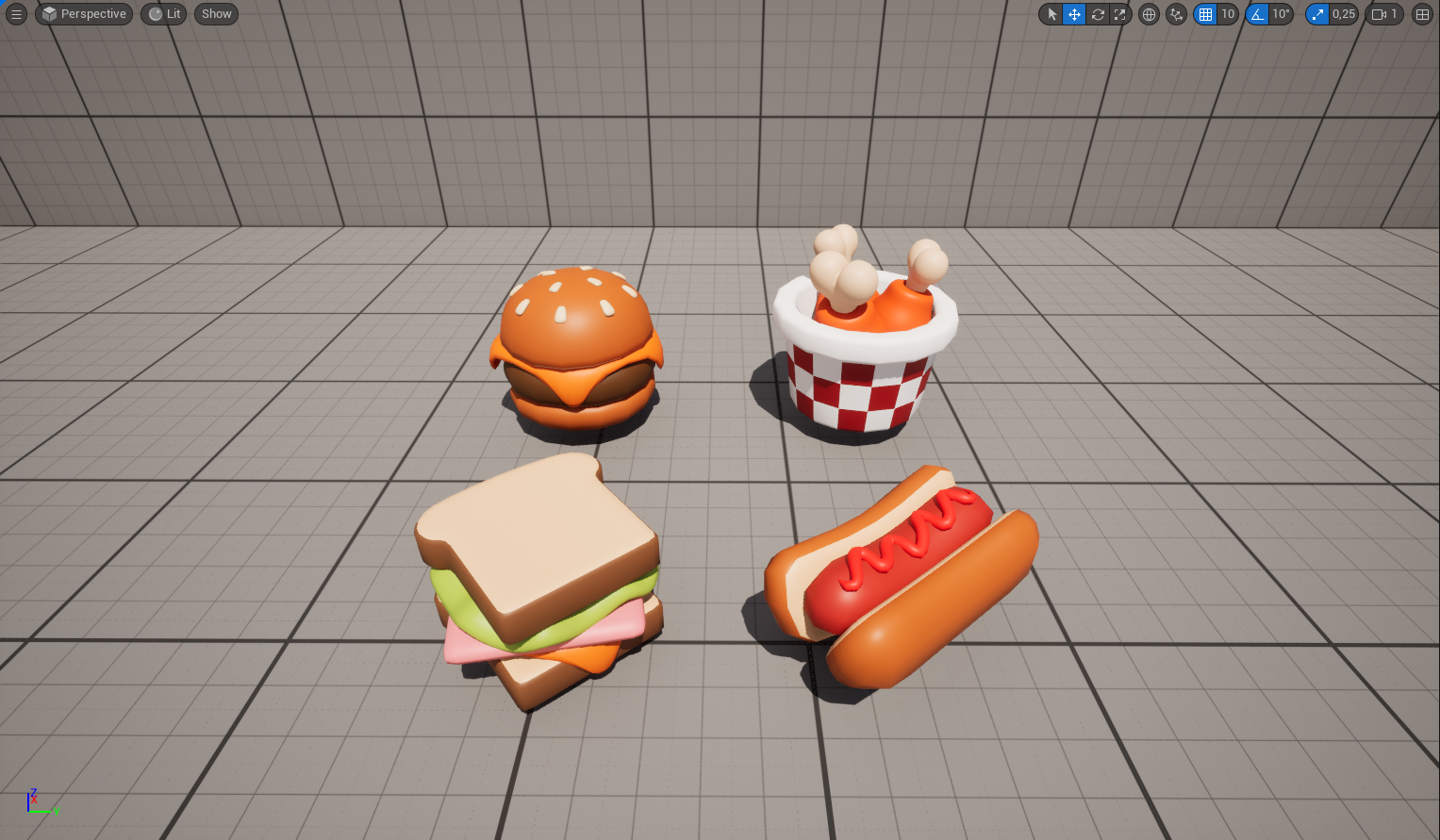 Assets Pack - Fast food