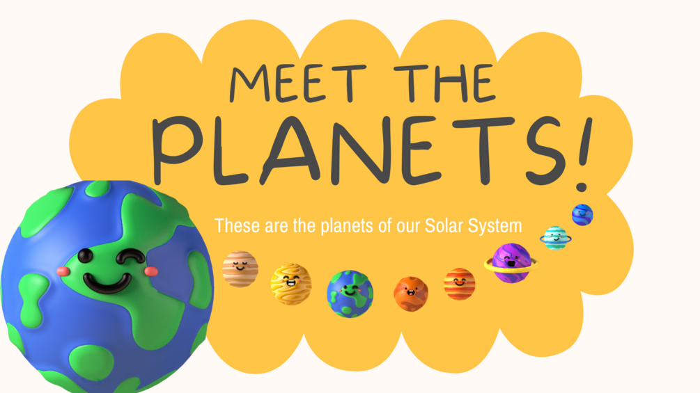 Meet The Planets - Large Print Books for Children