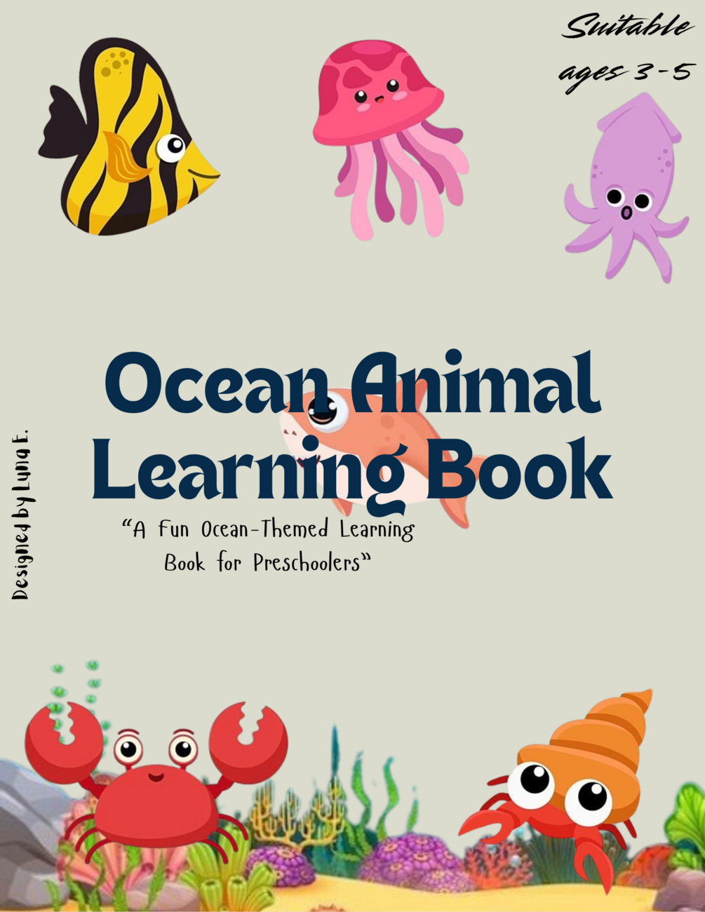 Ocean Animal Learning Book