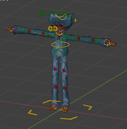 Huggy Wuggy (Poppy Playtime: Chapter 4) Rig.