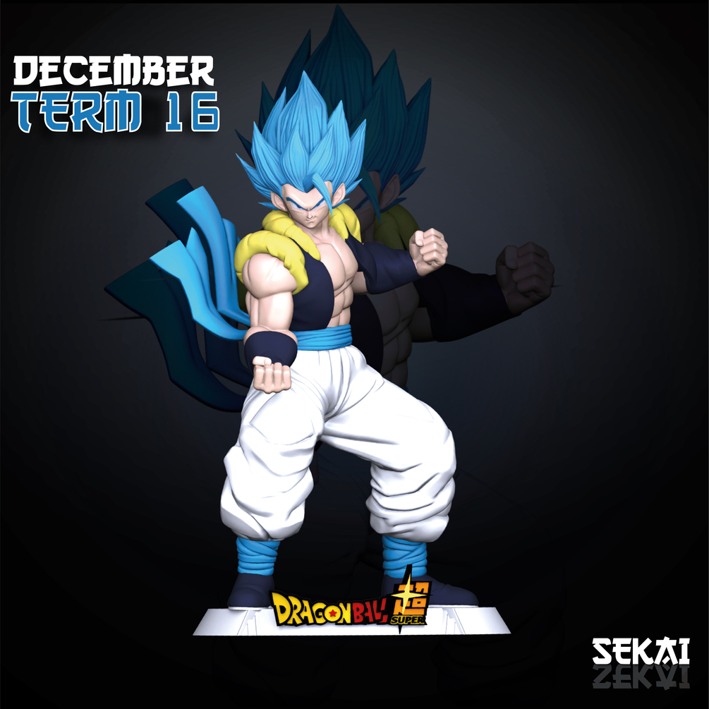 Gogeta Sculpture - Sekai 3D Models - Tested and Ready for 3D printing