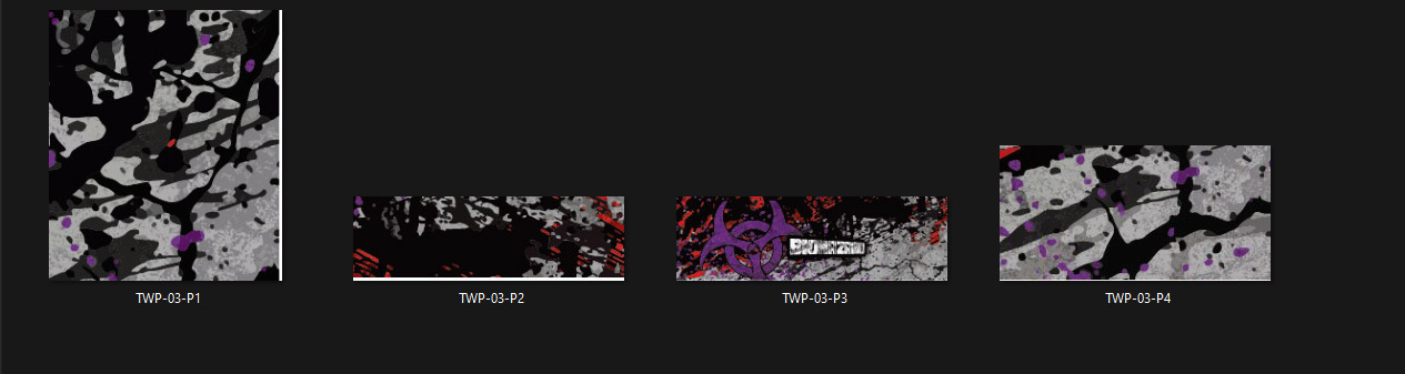 Biohazard - Wrap Design Pack 3 - Purple Livery (4K Textures)