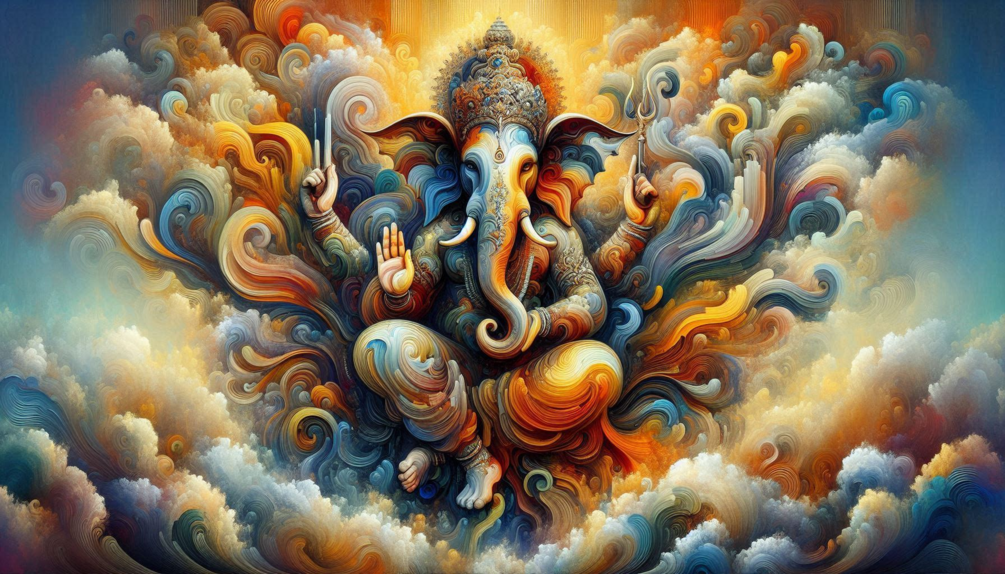 🎨 Divine Inspiration: Abstract Expression Images of Gods 🖼️