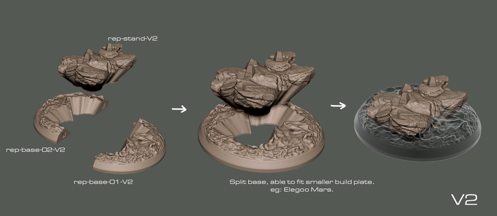 K.Komodo Pen holder (Extra edition) - 3D Print Kit