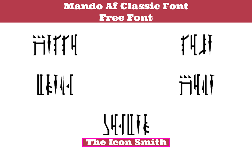Free Mando Af Classic Font F53376
