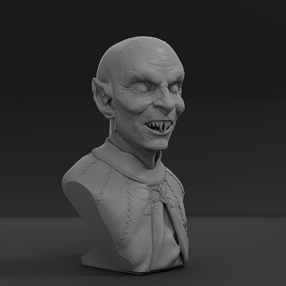 Free Vampire bust STL