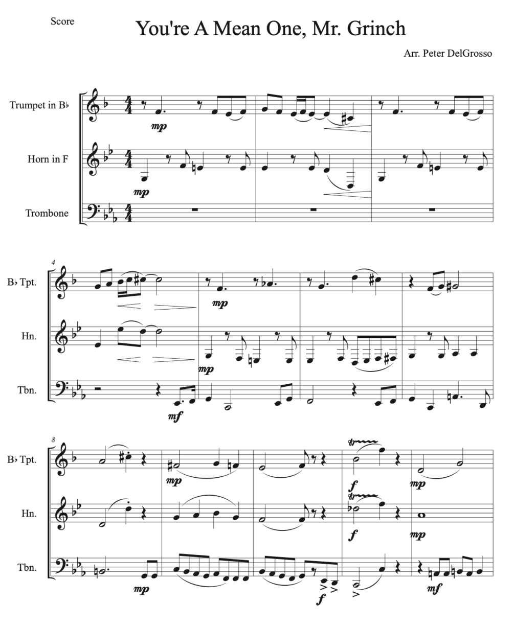 You're A Mean One Mr. Grinch