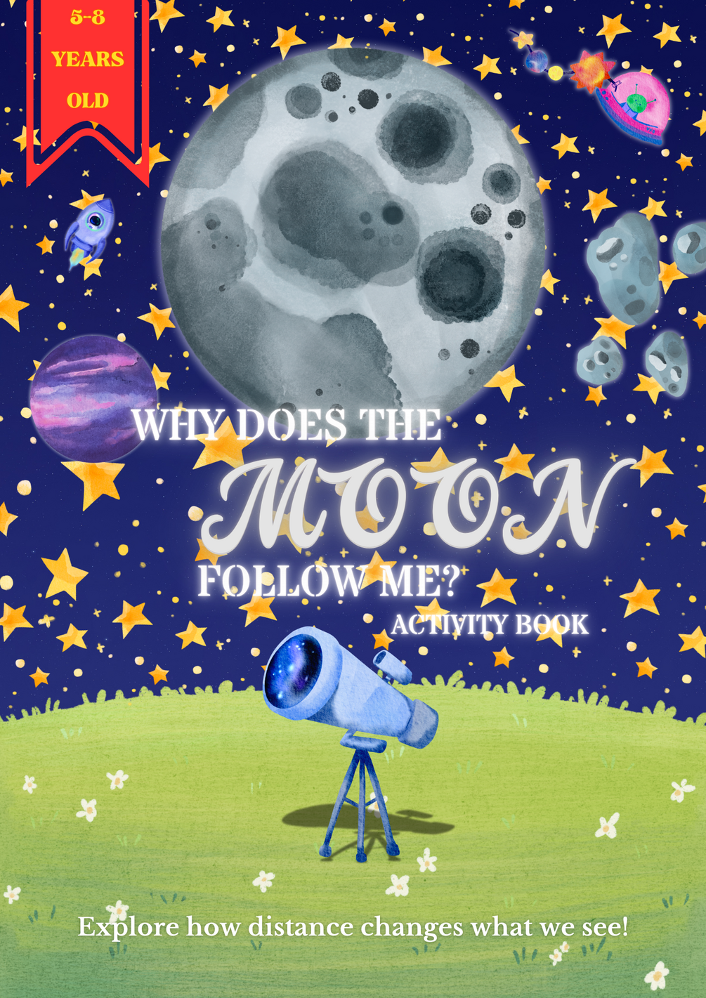 Curious Minds Club: Why Does the Moon Follow Me? A Night Sky Activity ...