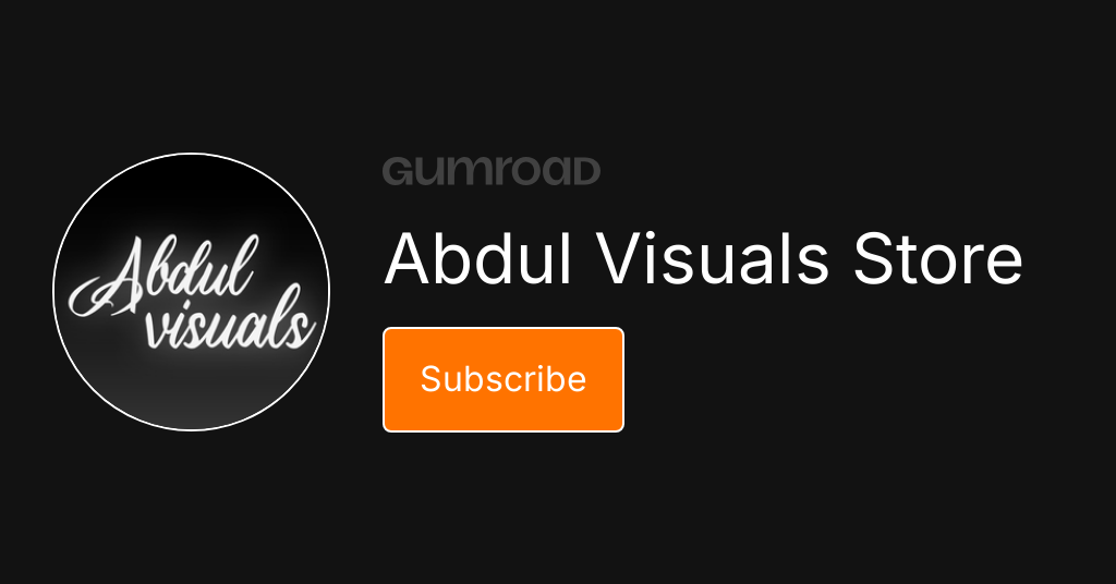 Abdul Visuals Store