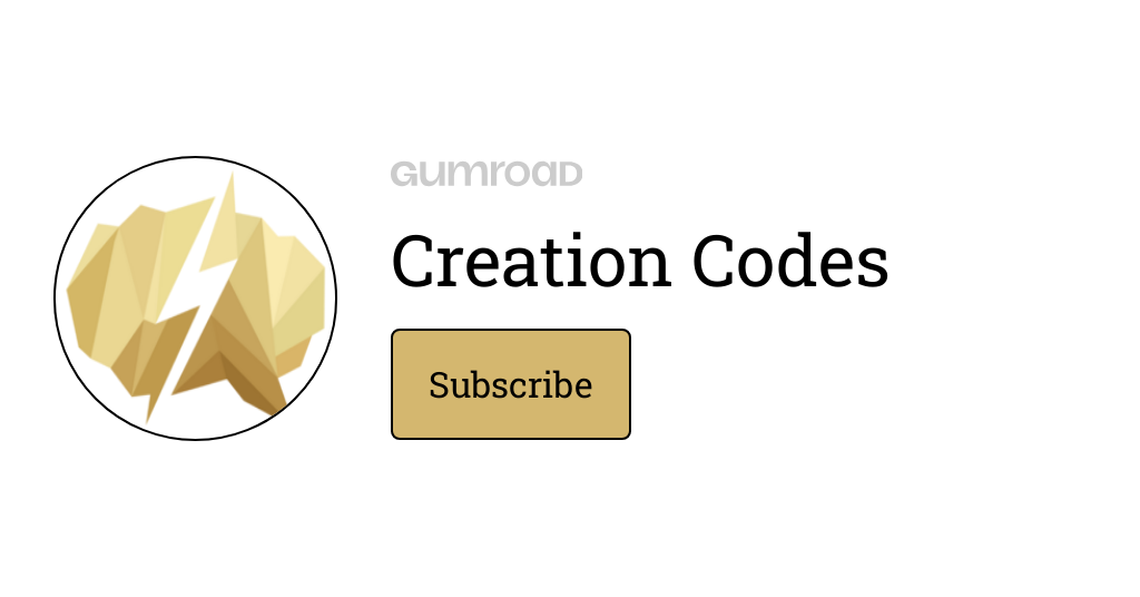 Creation Codes