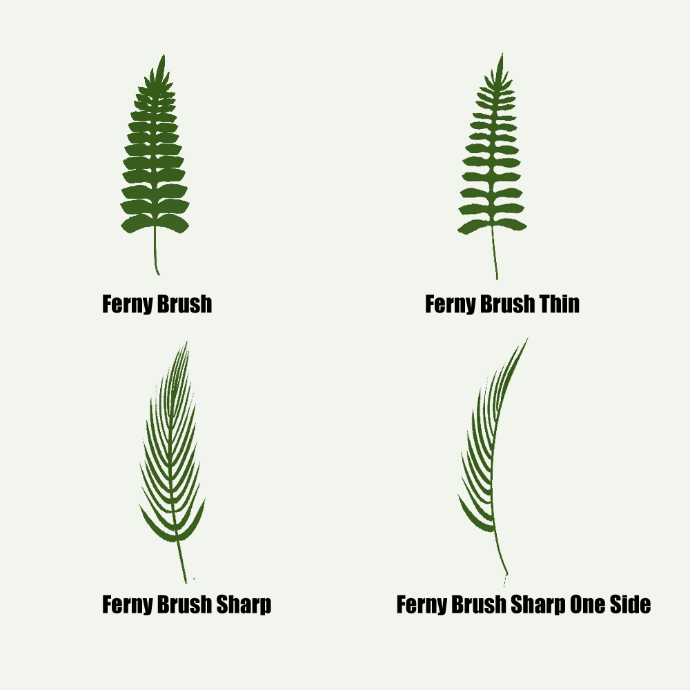 Tagnen's Fern Brush Set