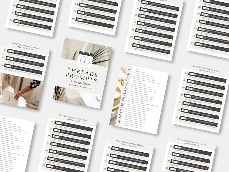 Thread Prompts, Threads Ideas for Business, Social Media Content Ideas ...