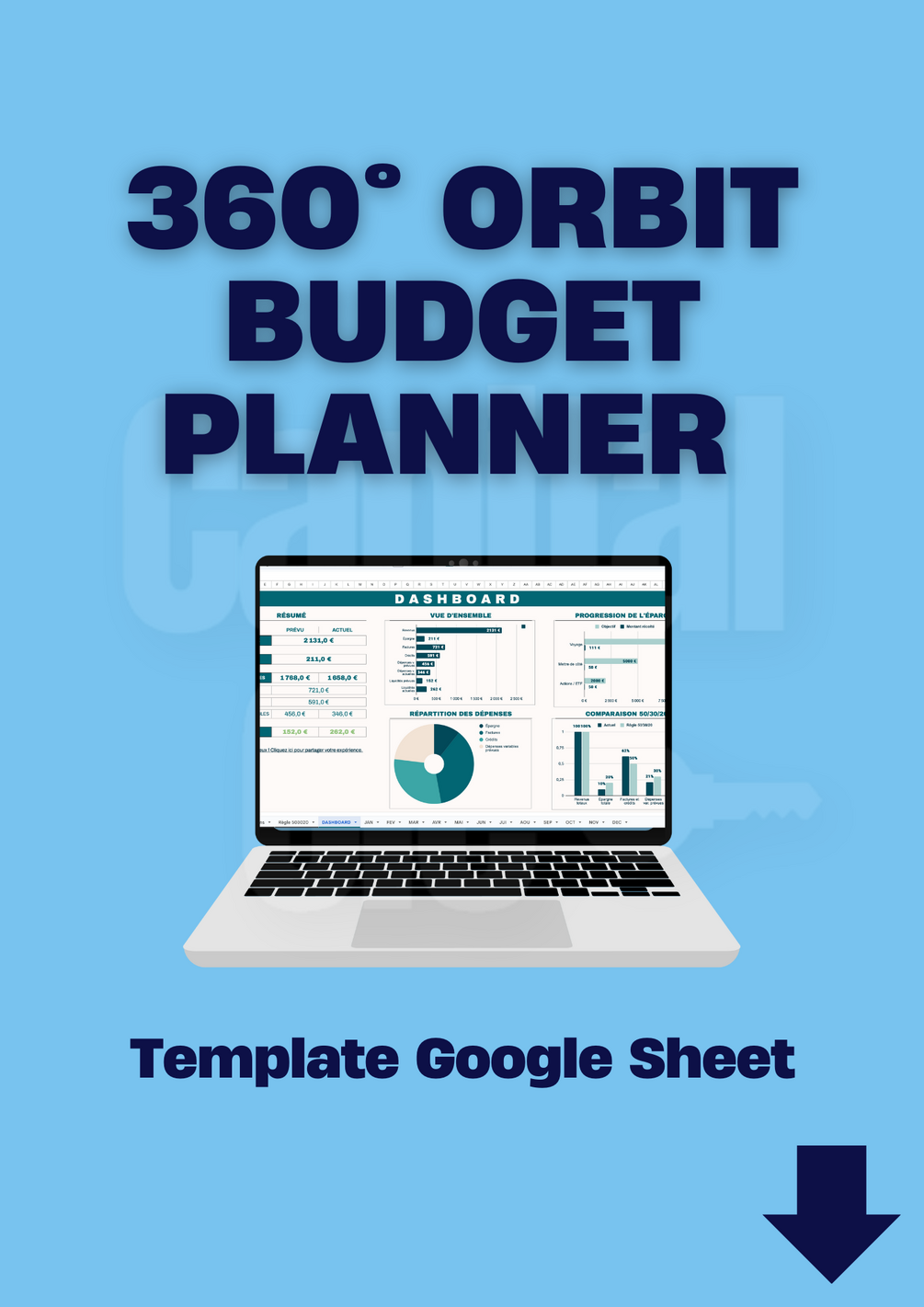 360° ORBIT BUDGET PLANNER - L'outil ultime pour gérer ses finances personnelles