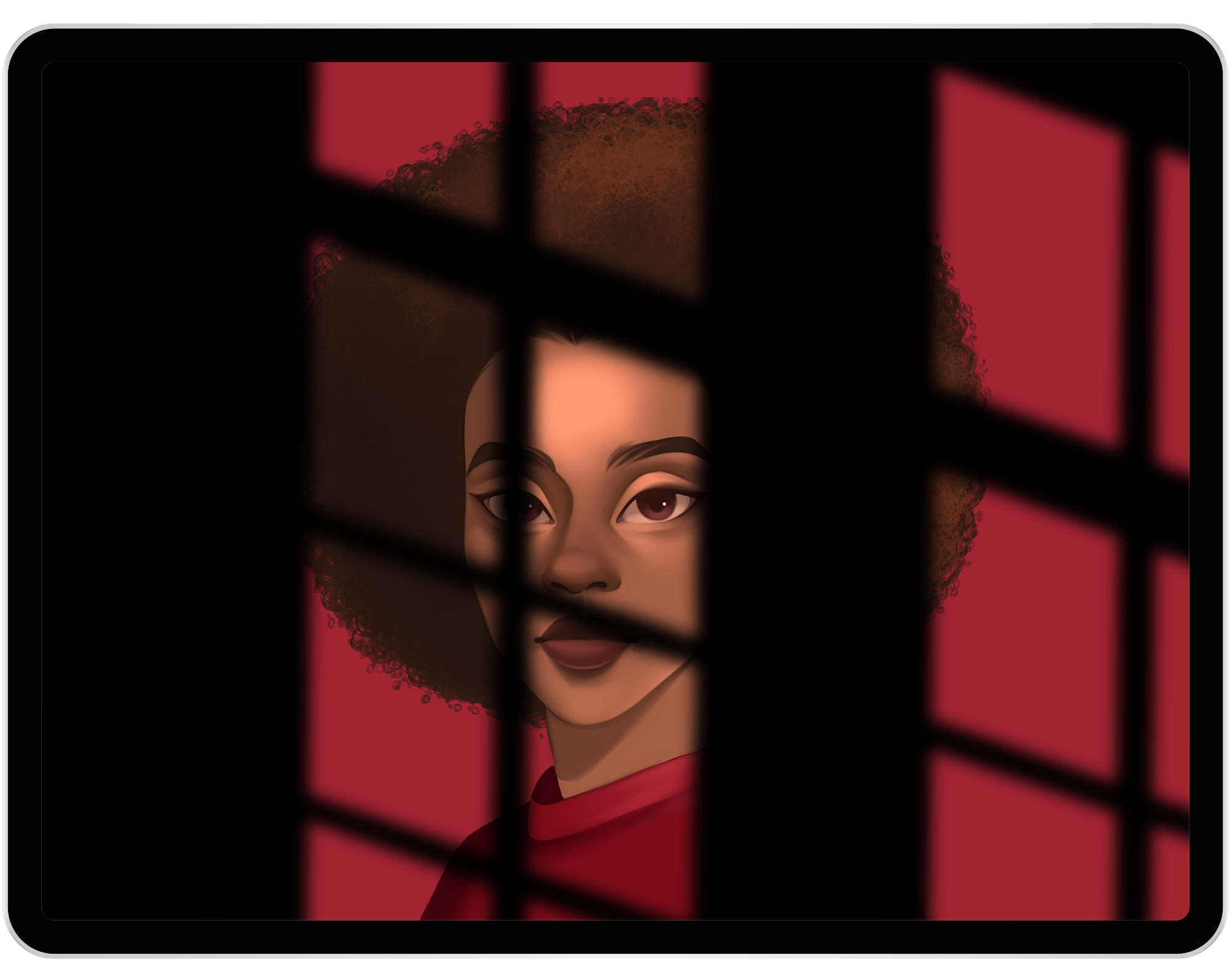 30 Shadow Windows Light Stamps Brushes Collection for Procreate