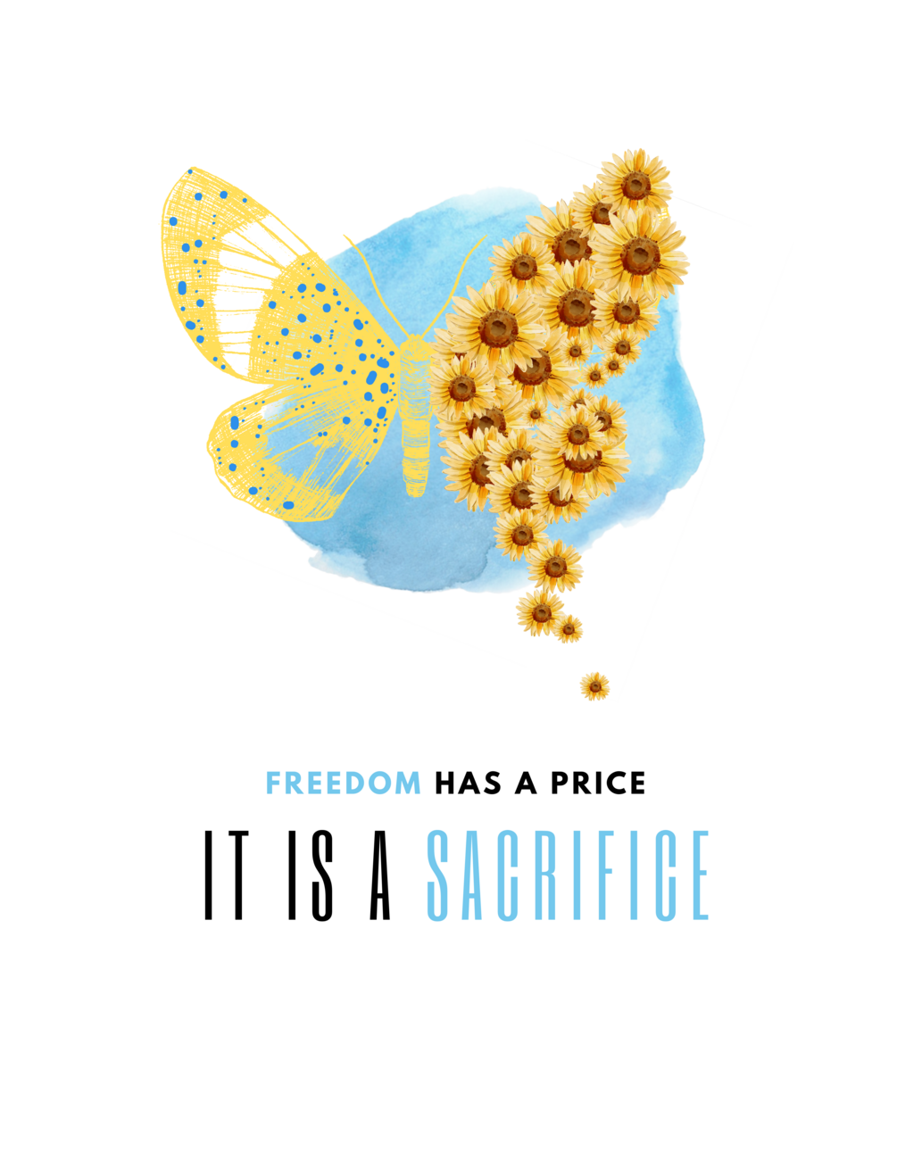 T-shirt digital graphic design print FREEDOM has a price It IS a ...