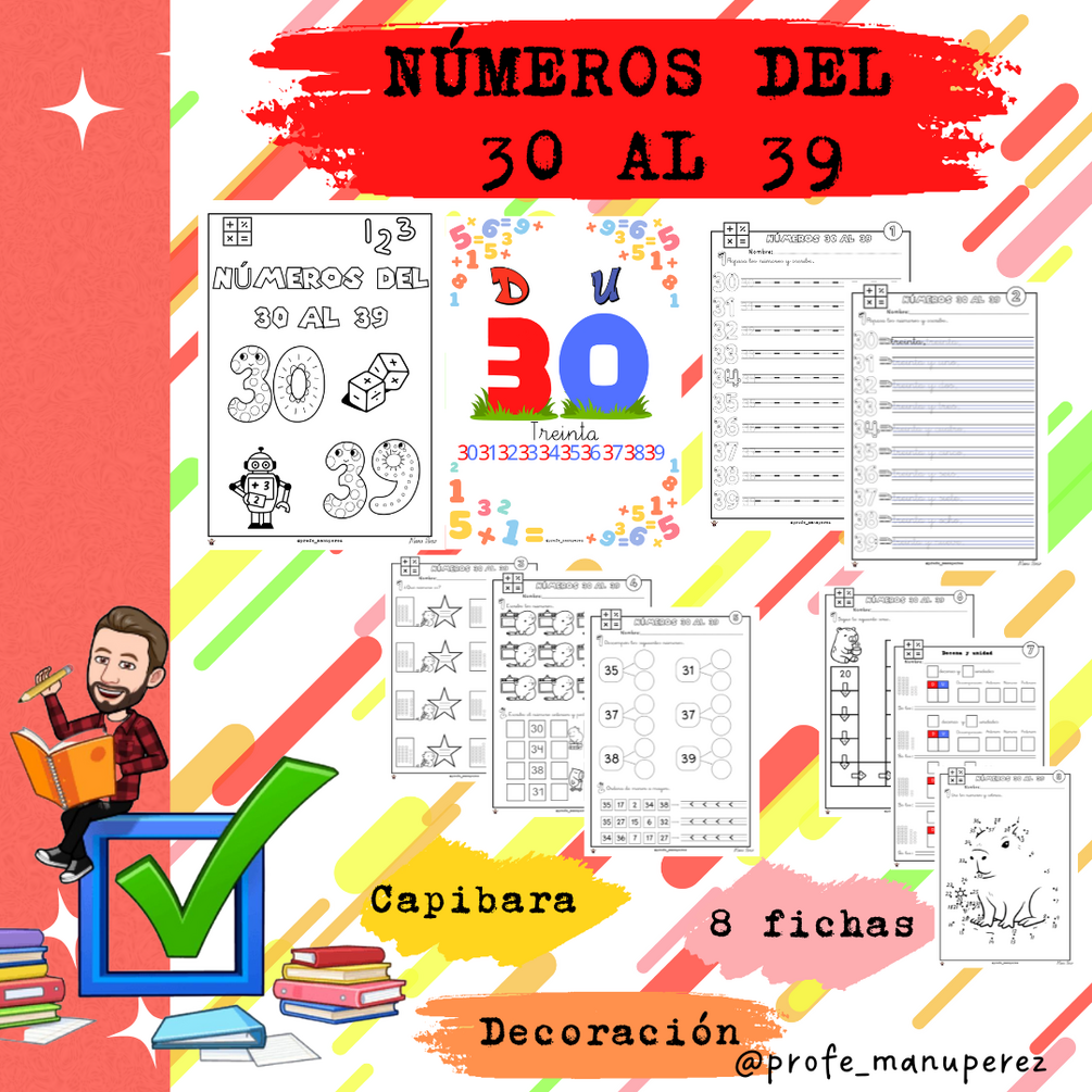 Números 30 al 39
