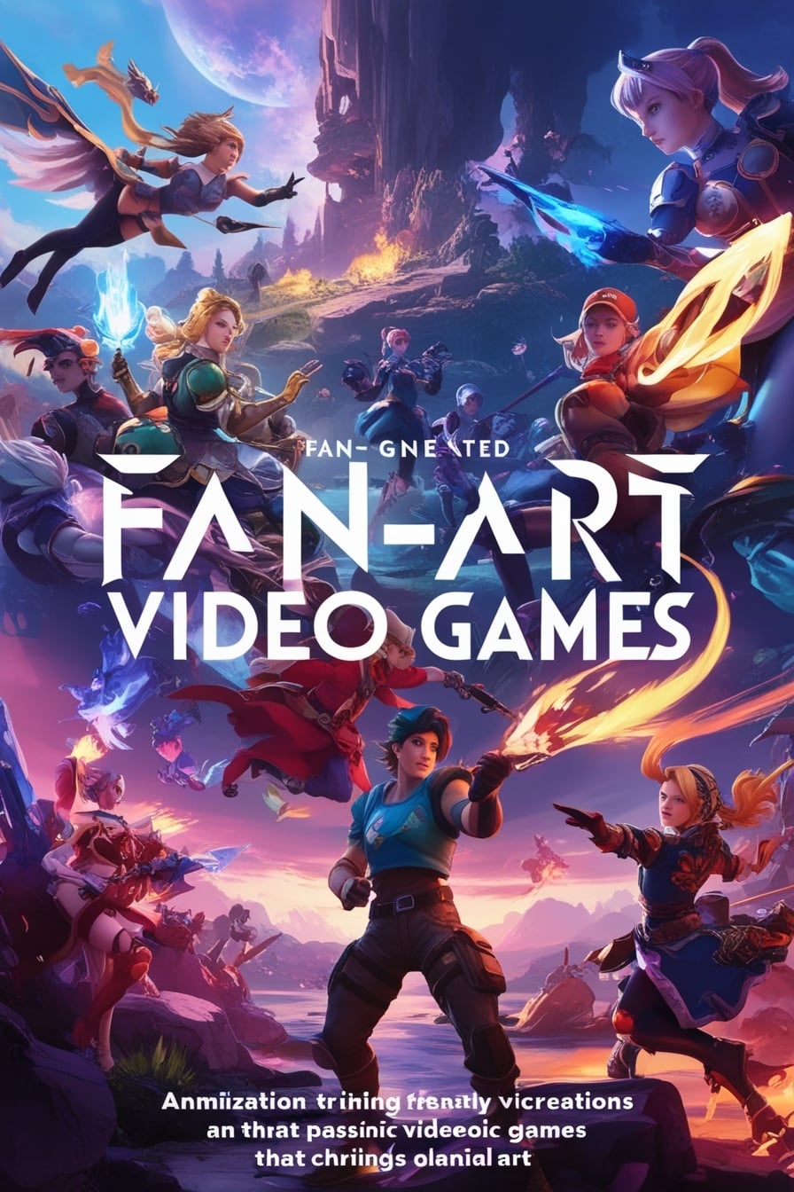 🎮🎨 Dive into a World of Creativity with Video Game Fan Art! 🌟
