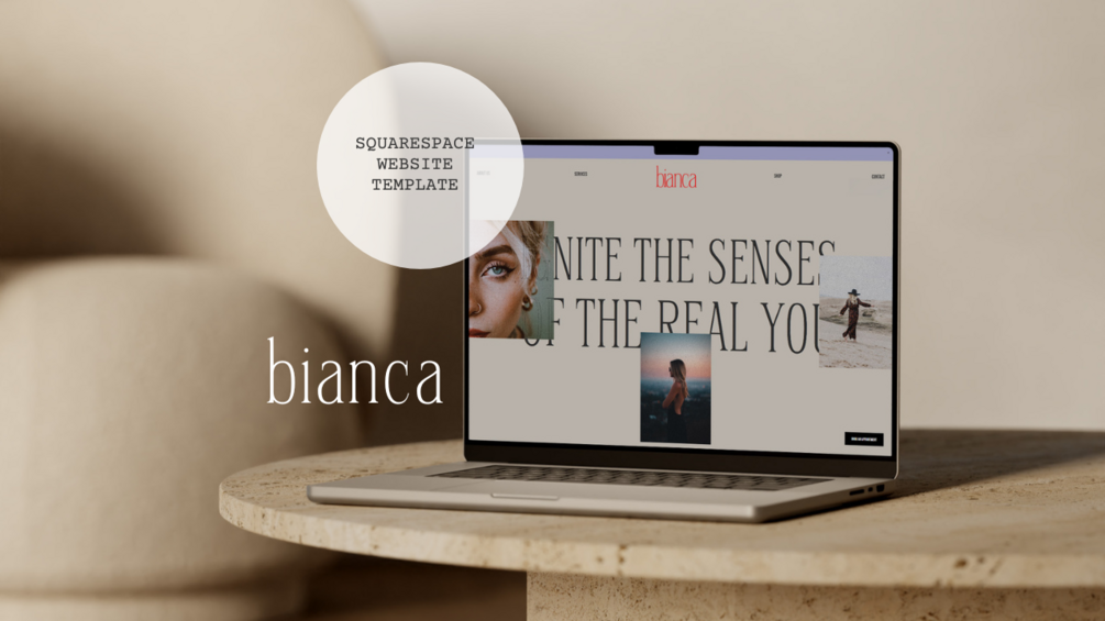 Bianca Squarespace Website Template