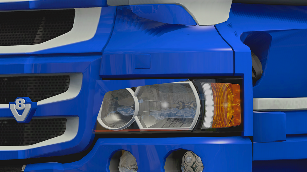 [ETS2] Scania RJL Headlights With DRL & Eyelids