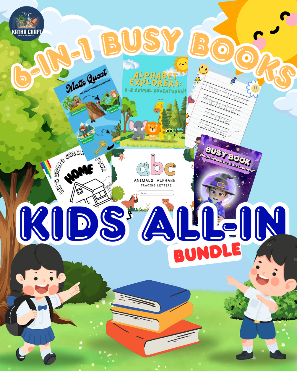 "Tiny Hands, Big Learning: 6 Busy Books Pack"