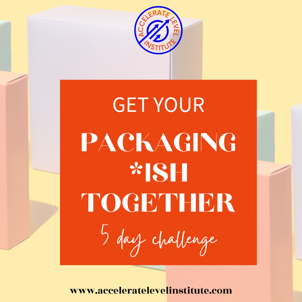 Get Your Packaging *Ish Together Challenge