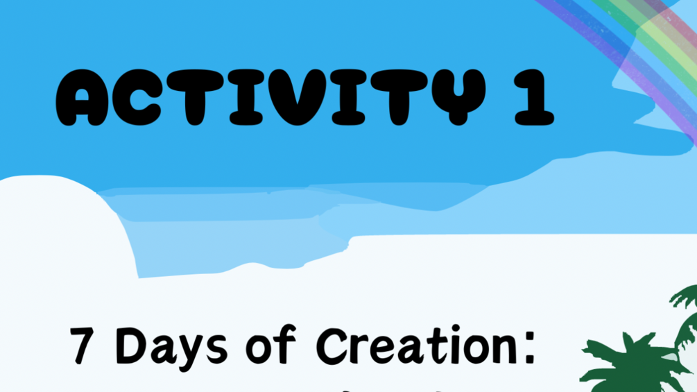 "The Creation Story" Bible Busy book